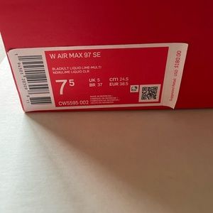 Nike | Shoes | Pristine Condition Nike Air Max 97 Se Blacksnake Womens ...